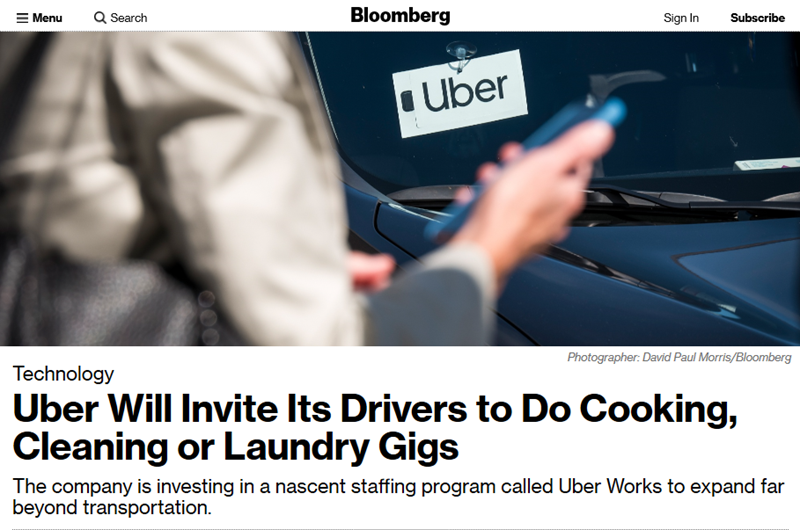Uber Works the Gig Economy – NextWave Mobile Apps